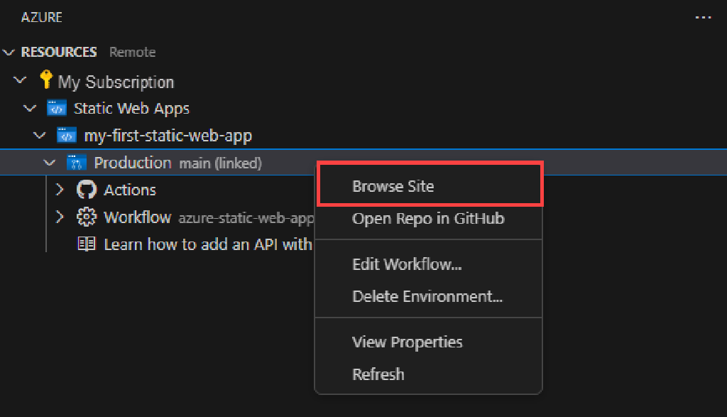 Build a Static Site With Azure Static Web Apps · McKee's Blog
